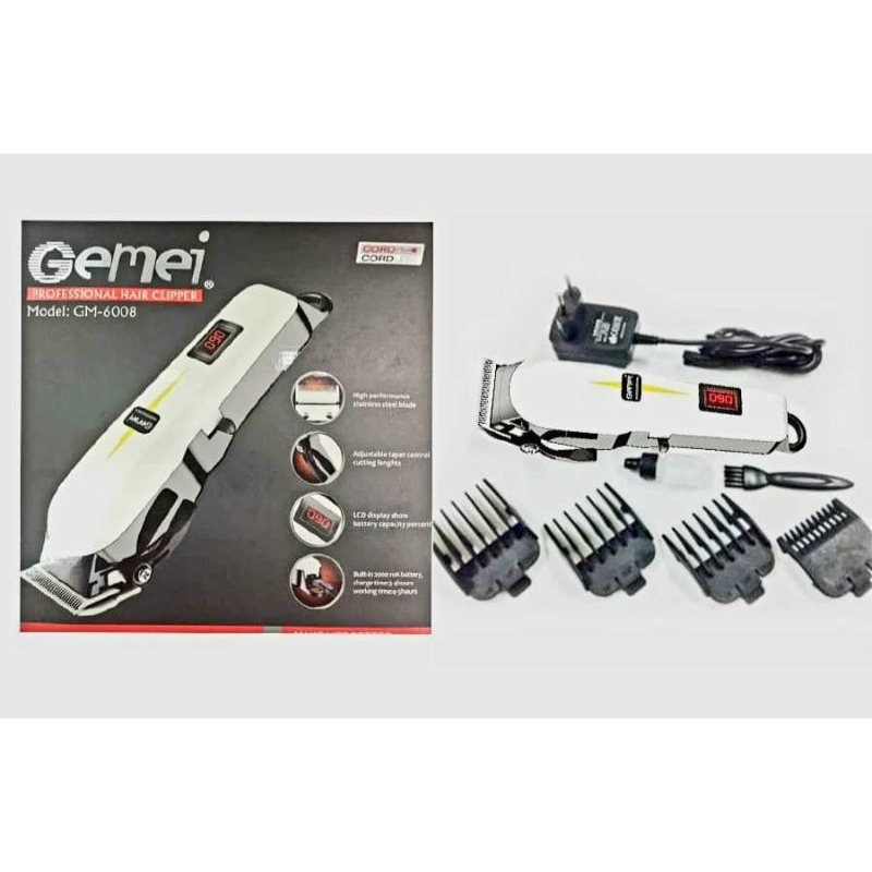 Geemy gm 6008 ferssional heir trimmer | Shopee Malaysia