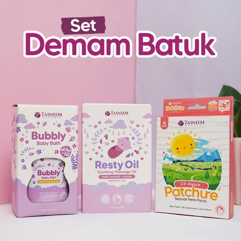 Tasneem Naturel Set Demam Batuk Selsema Baby Anak | Shopee Malaysia