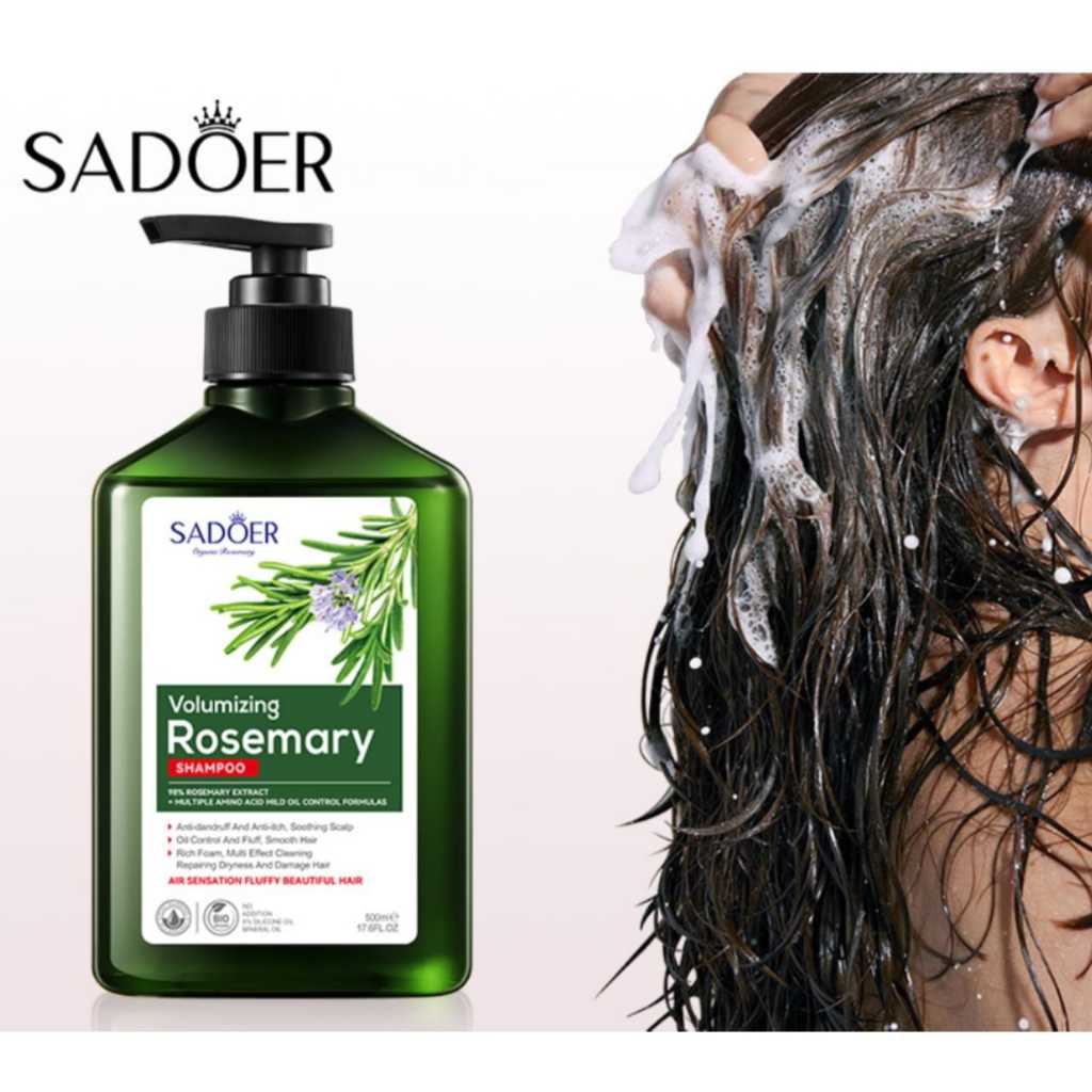 SADOER 98% Rosemary Extract Volumizing Oil Control Shampoo 500ml (NO ...