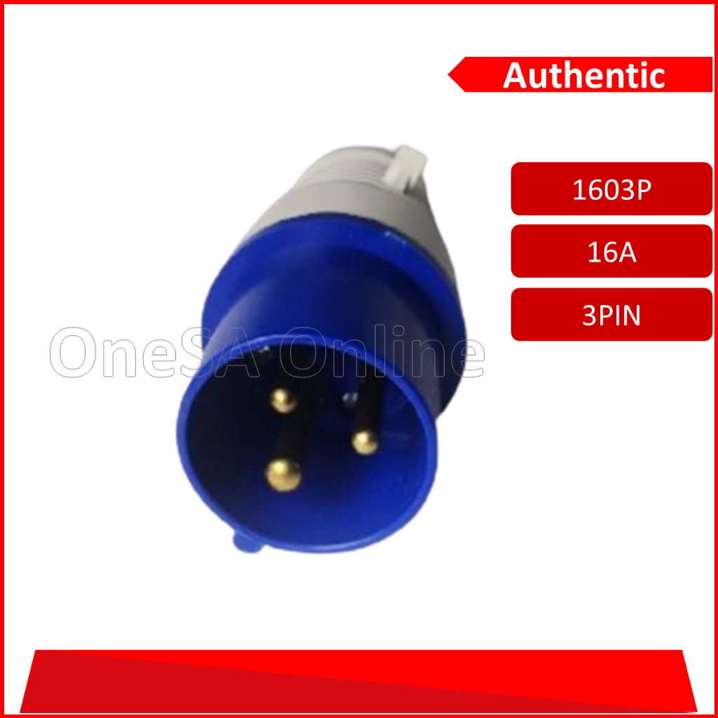 16A 3PIN INDUSTRIAL PLUG(1603P) | Shopee Malaysia