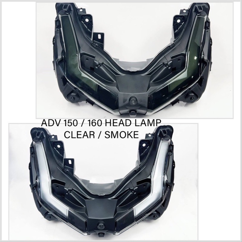 HONDA ADV150 ADV 160 FRONT LED HEAD LAMP HEAD LIGHT LAMPU BESAR DEPAN ...