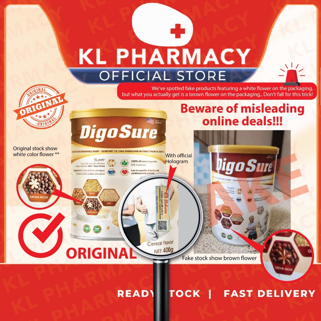 [PHARMACY STOCK][100% ORIGINAL][READY STOCK] Digosure Nut Milk For ...