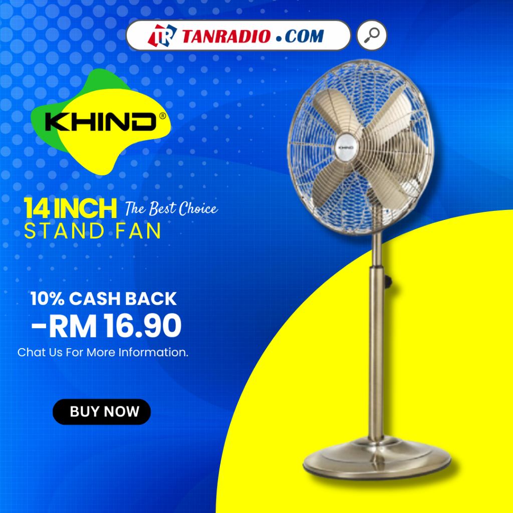Khind Antique Stand Fan (14") SF-141 站立式风扇 KIPAS BERDIRI | Shopee Malaysia