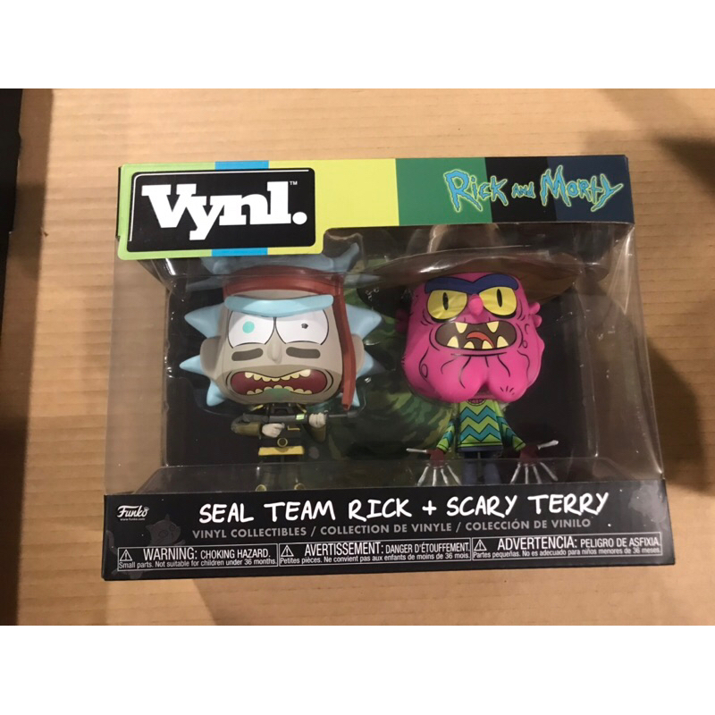 Funko VYNL Rick and Morty Seal Team Rick and Scary Terry Action Figure ...