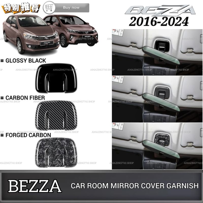AMAZING PERODUA BEZZA 2016-2024 CAR REARVIEW INDOOR ROOM MIRROR COVER ...