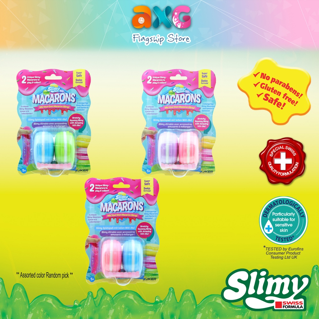 Slimy Macarons Slime Pack - Assorted Color Design Mystery Slime (32605 ...