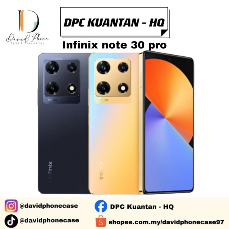 Infinix Note 30 Pro 8+8(16GB)ram+256GBrom｜JBL sound ｜MTK Helio G99(6nm ...