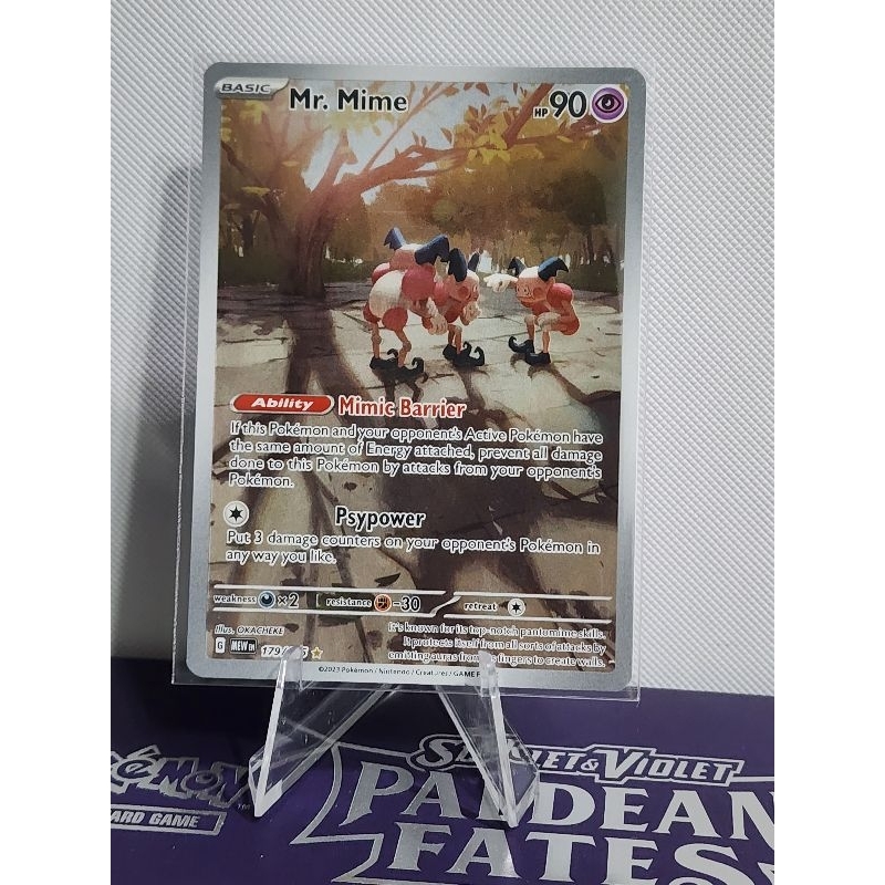 2023 Mr. Mime Card (Full Art Holo) | Shopee Malaysia