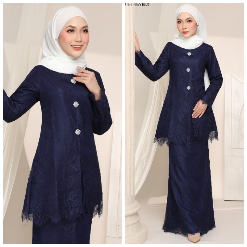 Zaneta IRONLESS Kurung Lace! FREE AKSESORI! 816 Zaneta Kurung Moden ...