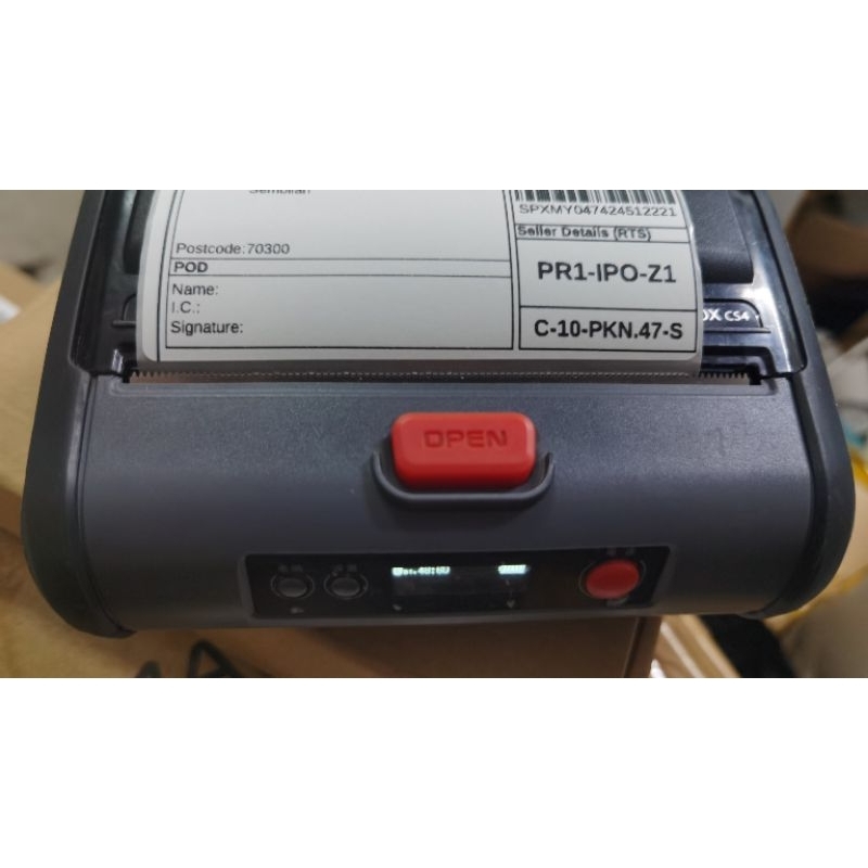 Portable A6 4" AWB Bluetooth Thermal Printer for Android,Print ...