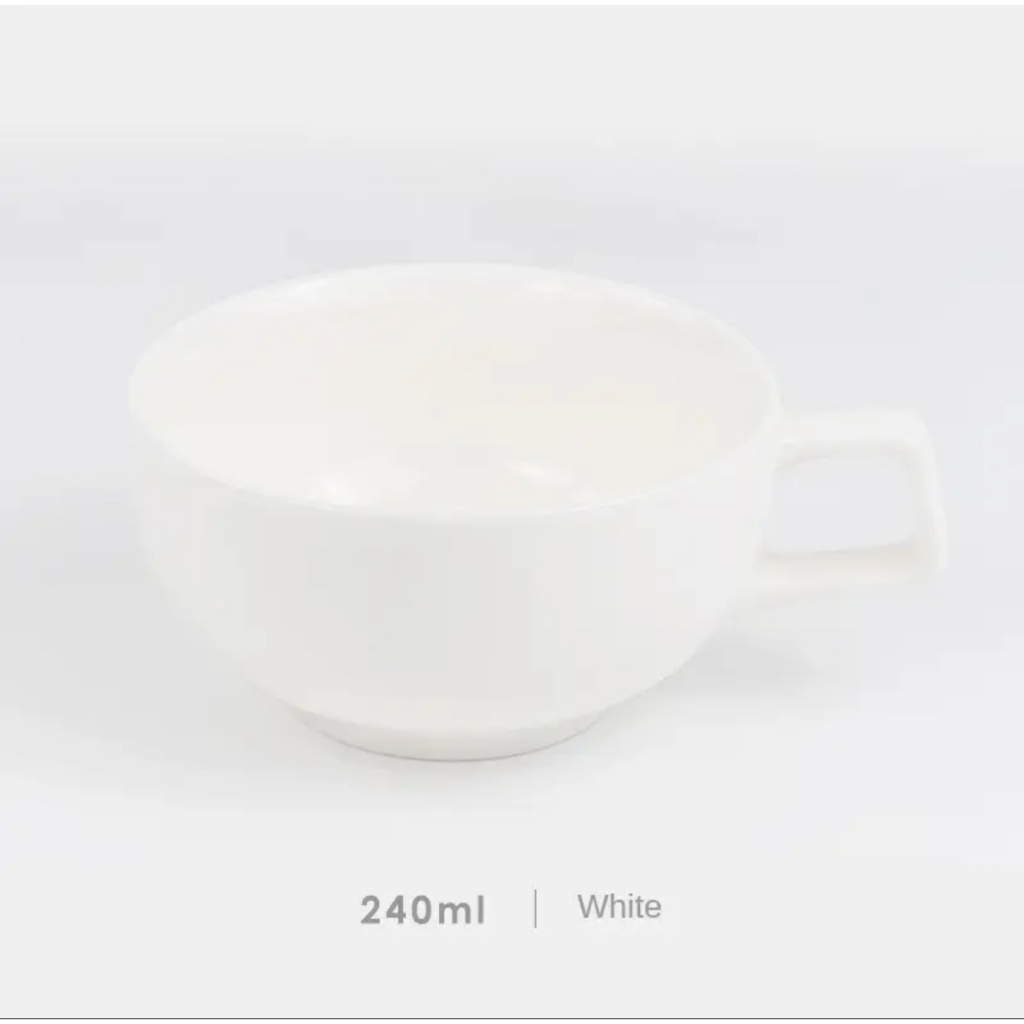 (Ready Stock)AIRFLOW Fat Wide Mouth Thick Latte Cup Professional Coffee ...