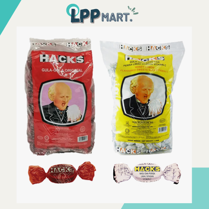 HACKS CANDY.GULA-GULA HACKS 1.8KG- ORIGINAL/HONEY LEMON | Shopee Malaysia