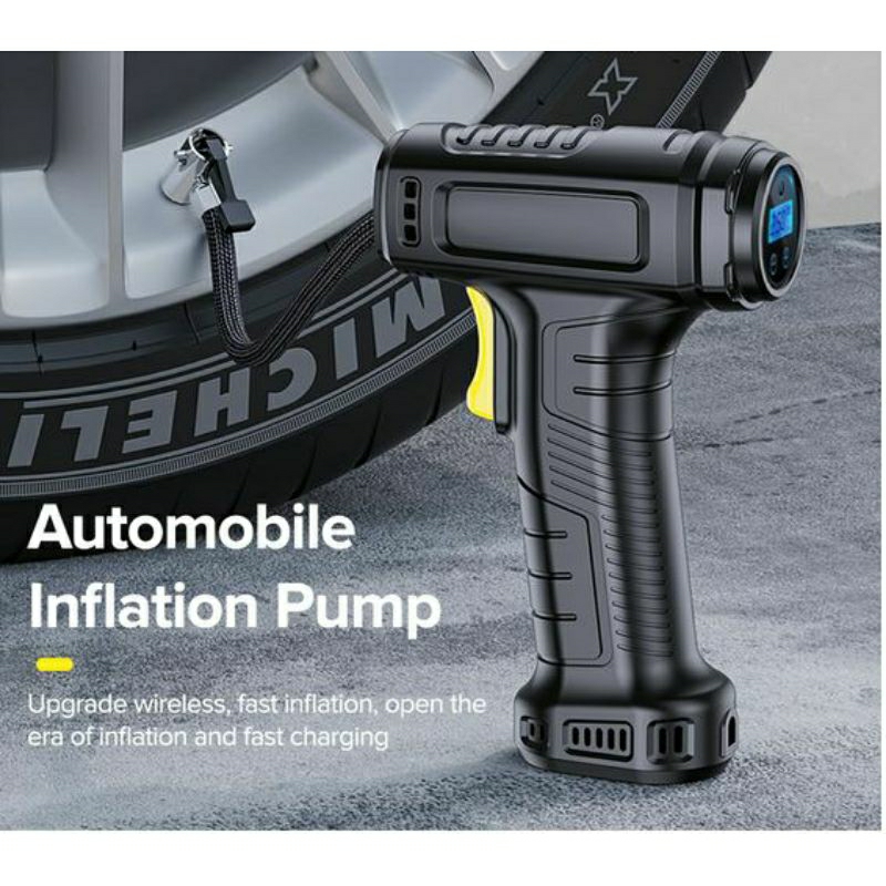 Multi-purpose Wireless Held Air Compressor (Banyak Kegunaan) | Shopee ...