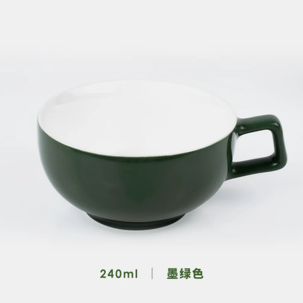 (Ready Stock)AIRFLOW Fat Wide Mouth Thick Latte Cup Professional Coffee ...