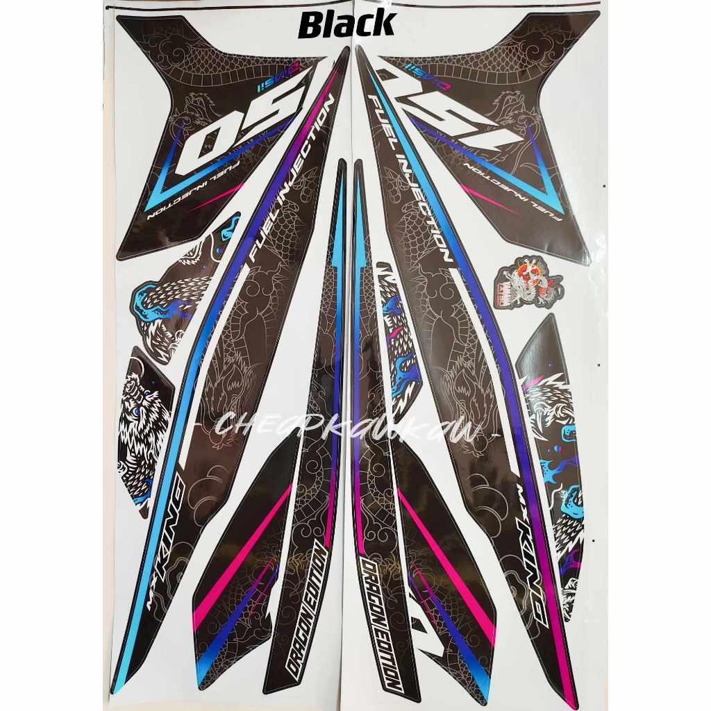 Ysuku Y15 Y15ZR V1 V2 MX King 150 Tatsu RYU Dragon Edition ( 38 ) Body ...