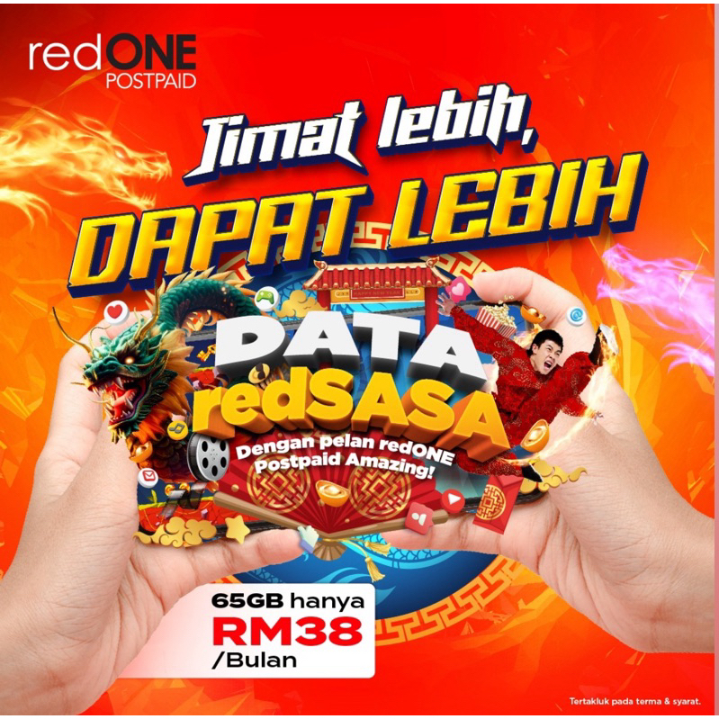 NEW redONE 5G PLAN A38 | Shopee Malaysia