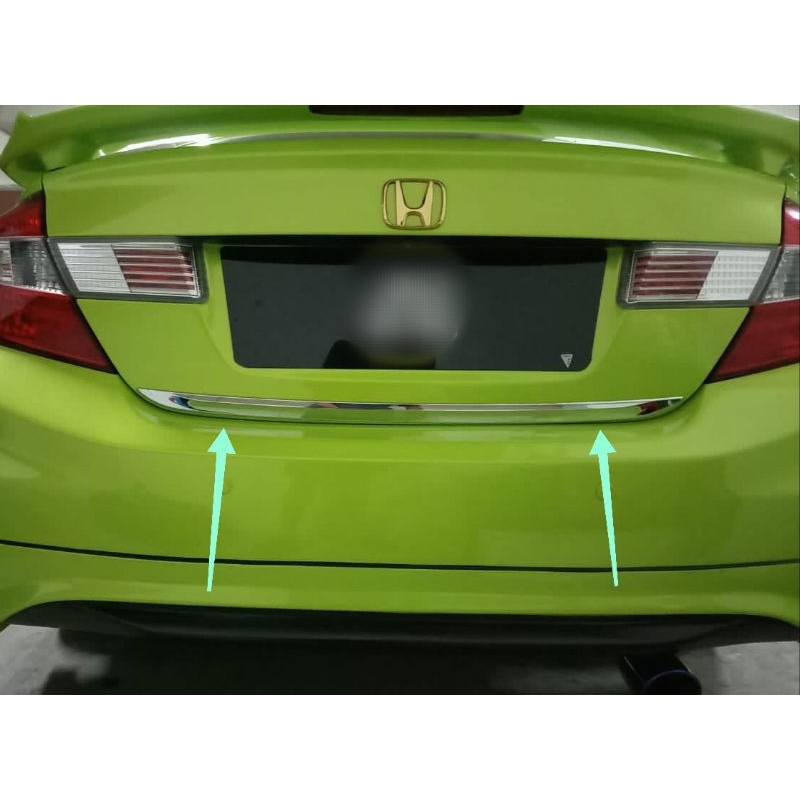 RAYA SALES Original trunk garnish @ rear bonet garnish Honda Civic FB ...