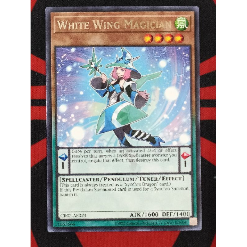 YUGIOH KONAMI CR02-AE023 White Wing Magician (Rare) | Shopee Malaysia