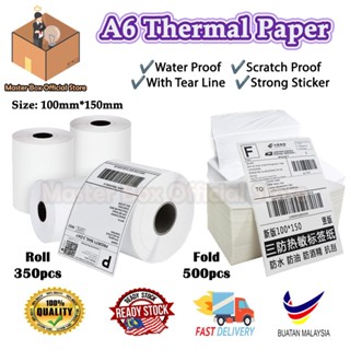 Label Sticker A6 Thermal Paper Waybill Shipping Consignment Note ...