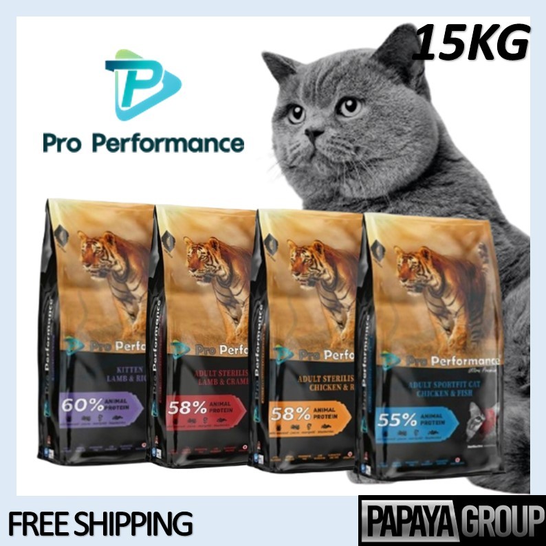 Pro Performance Ultra Premium Cat Food 15kg Adult Cat / Kitten Food ...