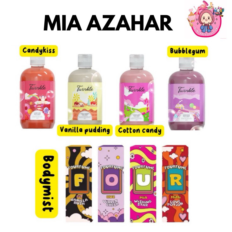 Mia Azahar Body Wash Mia Azahar Body Mist Scrub Body Mia Azhar Viral ...