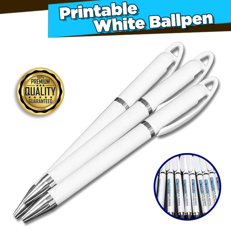 White Printable Ballpen Using Laser Decal Uv Stickers Sublimation ...