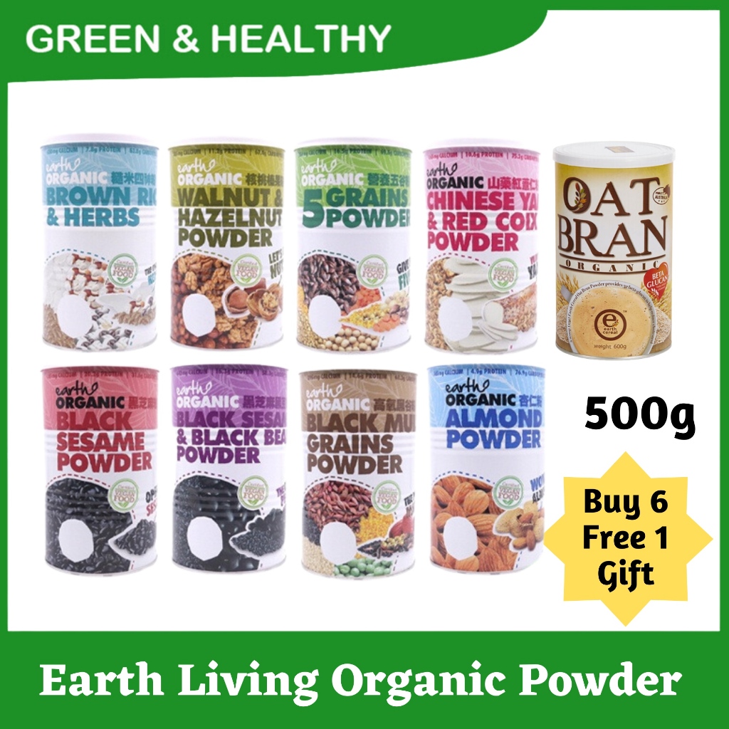 Earth Living Vegetarian Organic Vegan Black Sesame Bean Chinese Yam ...