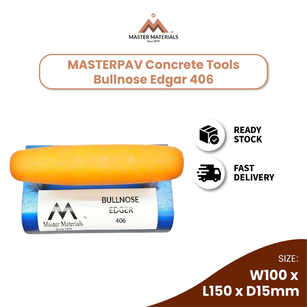 MASTERPAV Concrete Imprint Tool Bull Nose Edger 406 | Shopee Malaysia