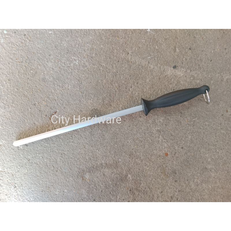 12" Professional Chef Carbon Steel Knife Sharpener Sharpening Rod ...