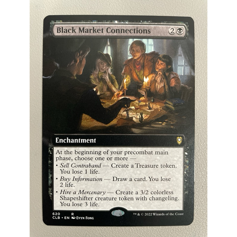 MTG:Battle for Baldur’s Gate (CLB) 620 M - Black Market Connections (Borderless) | Shopee Malaysia