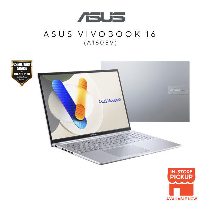 ASUS VIVOBOOK 16 A1605V-APMB035WSM /A1605V-APMB036WSM (Intel Core U5/16GD4/512GB SSD/16"WUXGA ...