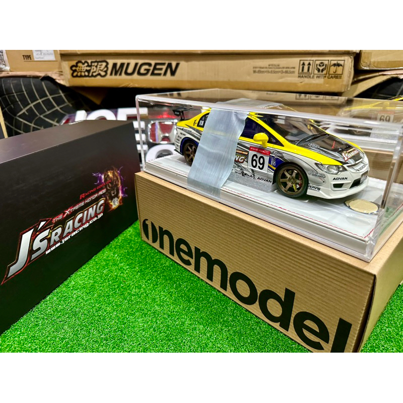 Limited Edition 1/18 One Model Honda Civic FD2 J’s Racing. | Shopee ...