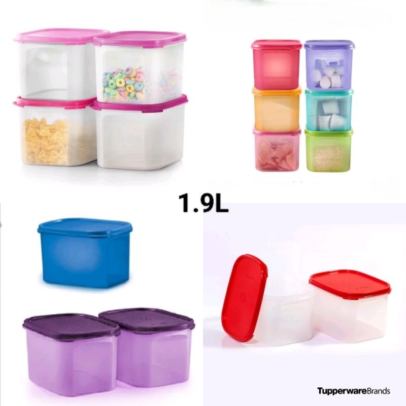 💖💖 Tupperware Modular Mates Mini Rectangular (1pc) 1.9L | Shopee Malaysia