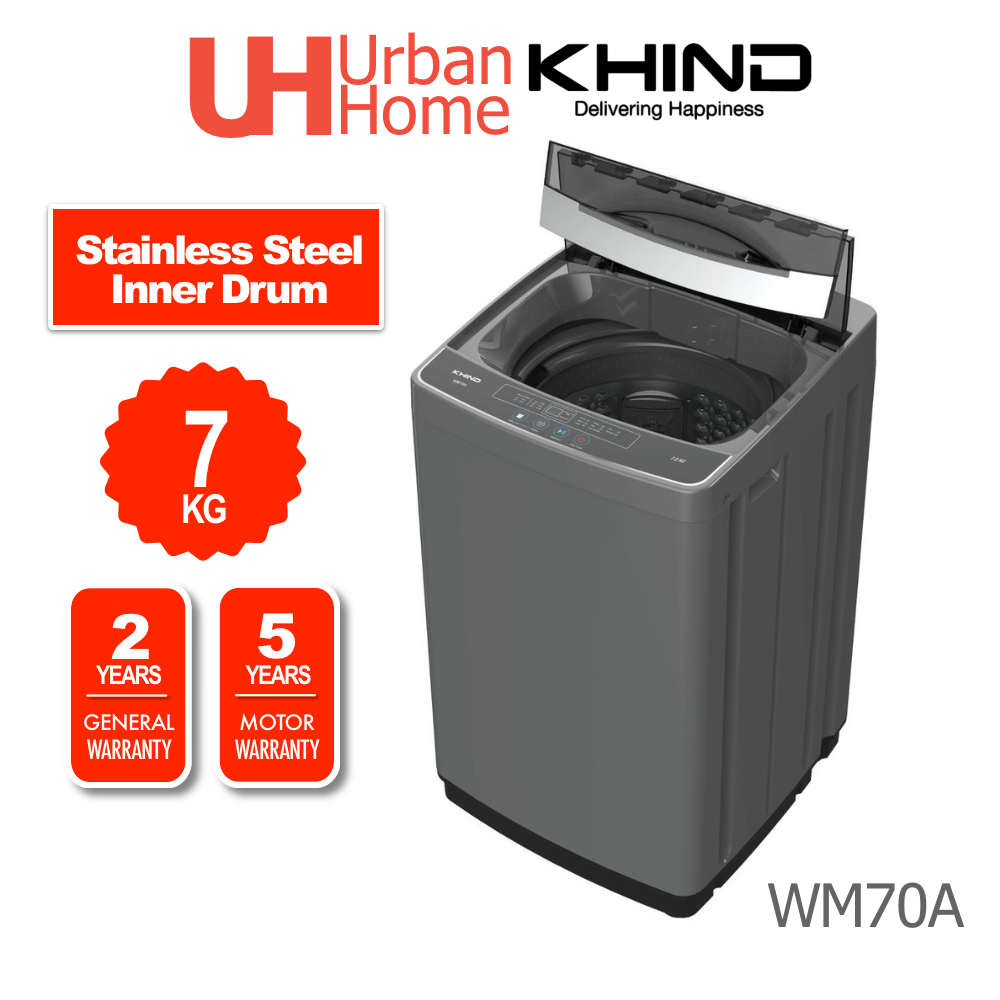 Khind Washing Machine Fully Auto Washer Masin Basuh ( 7kg ) WM70A ...