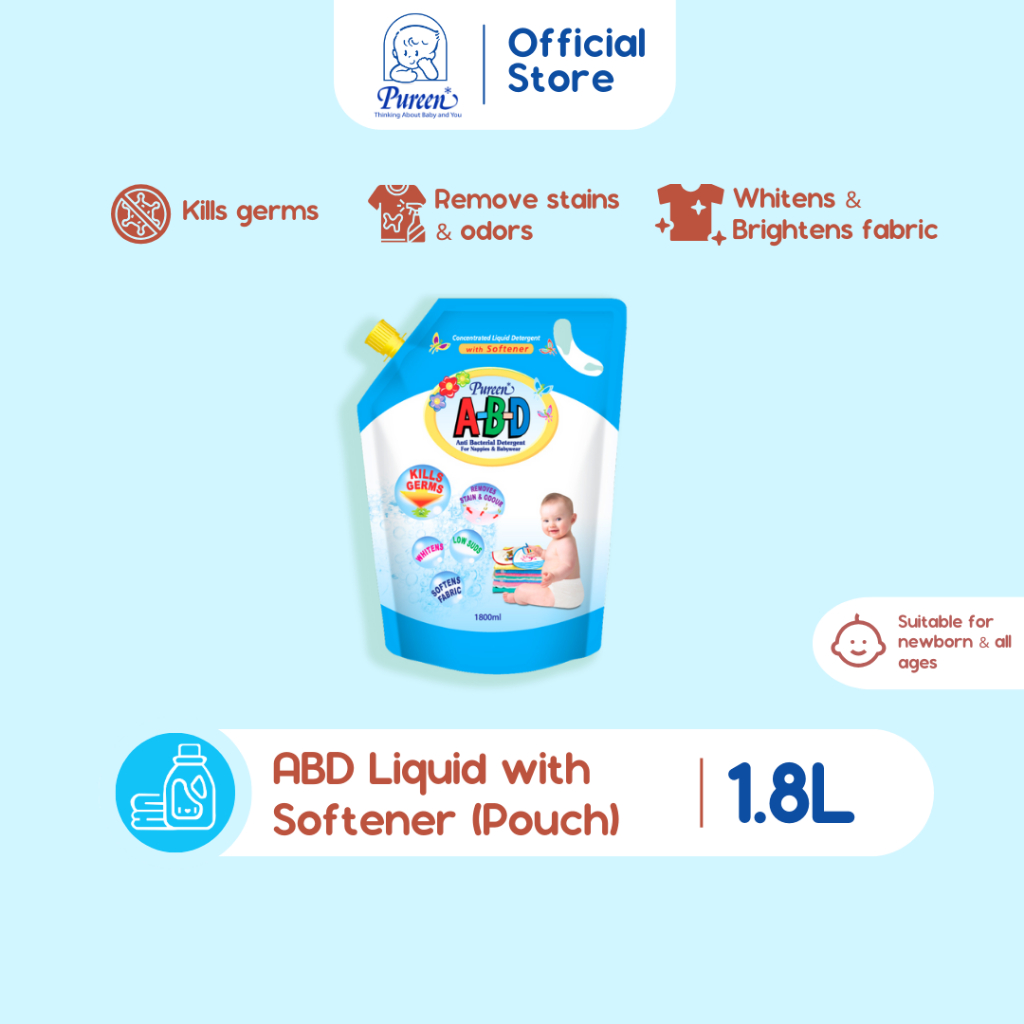 Pureen ABD Liquid Detergent Spout Pouch (1800ML) | Shopee Malaysia