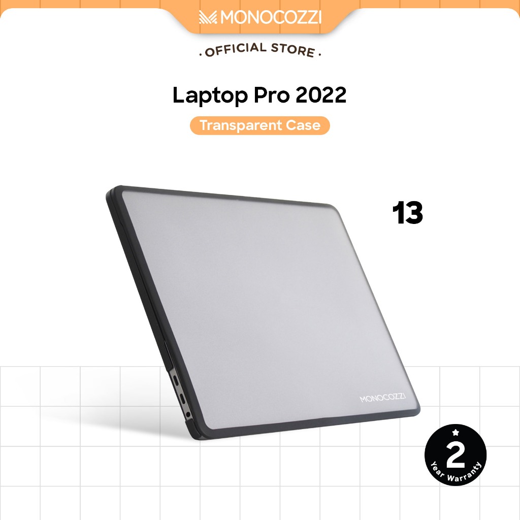 Monocozzi LUCID Hard Shell Rubber Edge Translucent Case For Laptop 2022 (13") | Shopee Malaysia