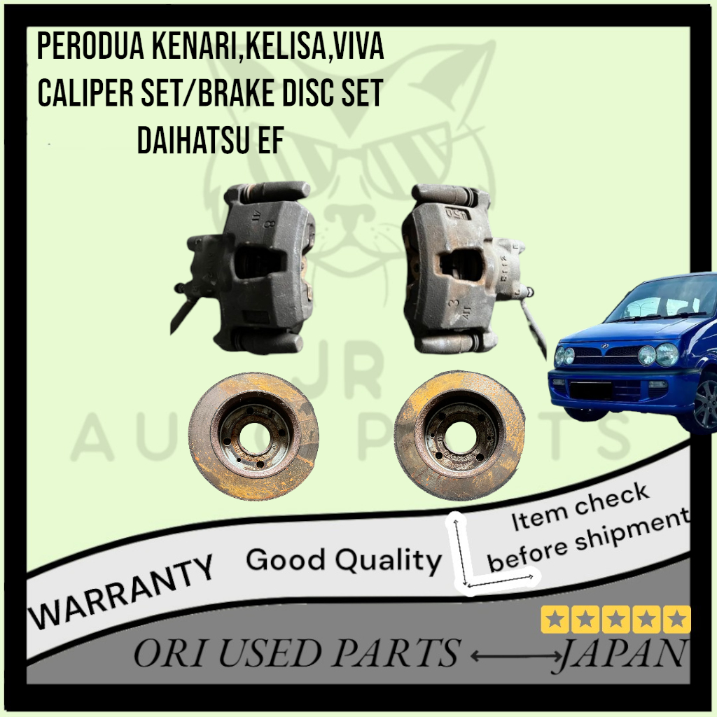 PERODUA KENARI,KELISA,VIVA CALIPER SET/BRAKE DISC SET DAIHATSU EF ...