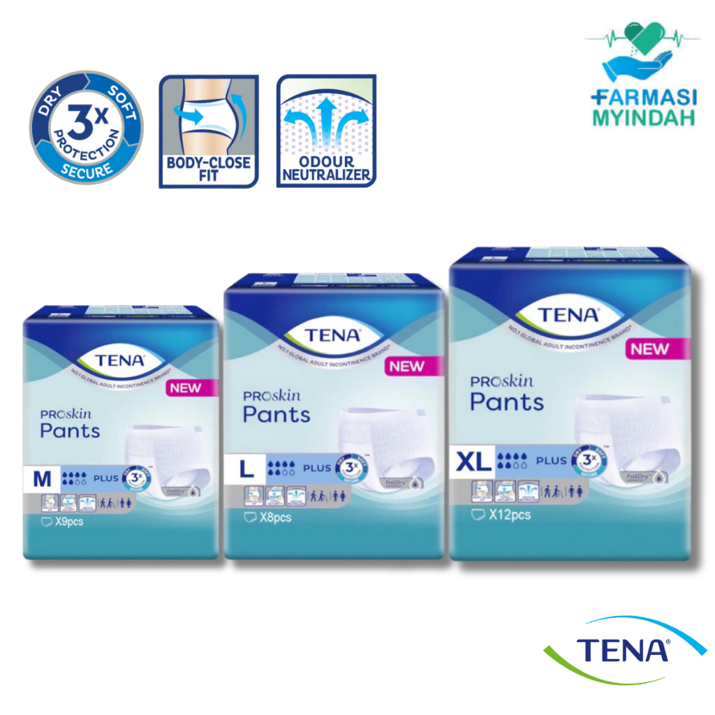 Tena Proskin Pants Plus Adult Diaper (Size M/L/XL) | Shopee Malaysia