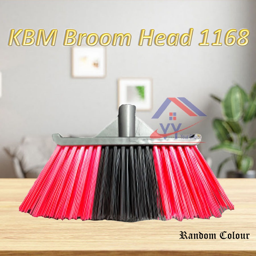 KBM Broom Head 1168/Heavy Duty Broom/Penyapu Warna Keras/Nylon Hard ...
