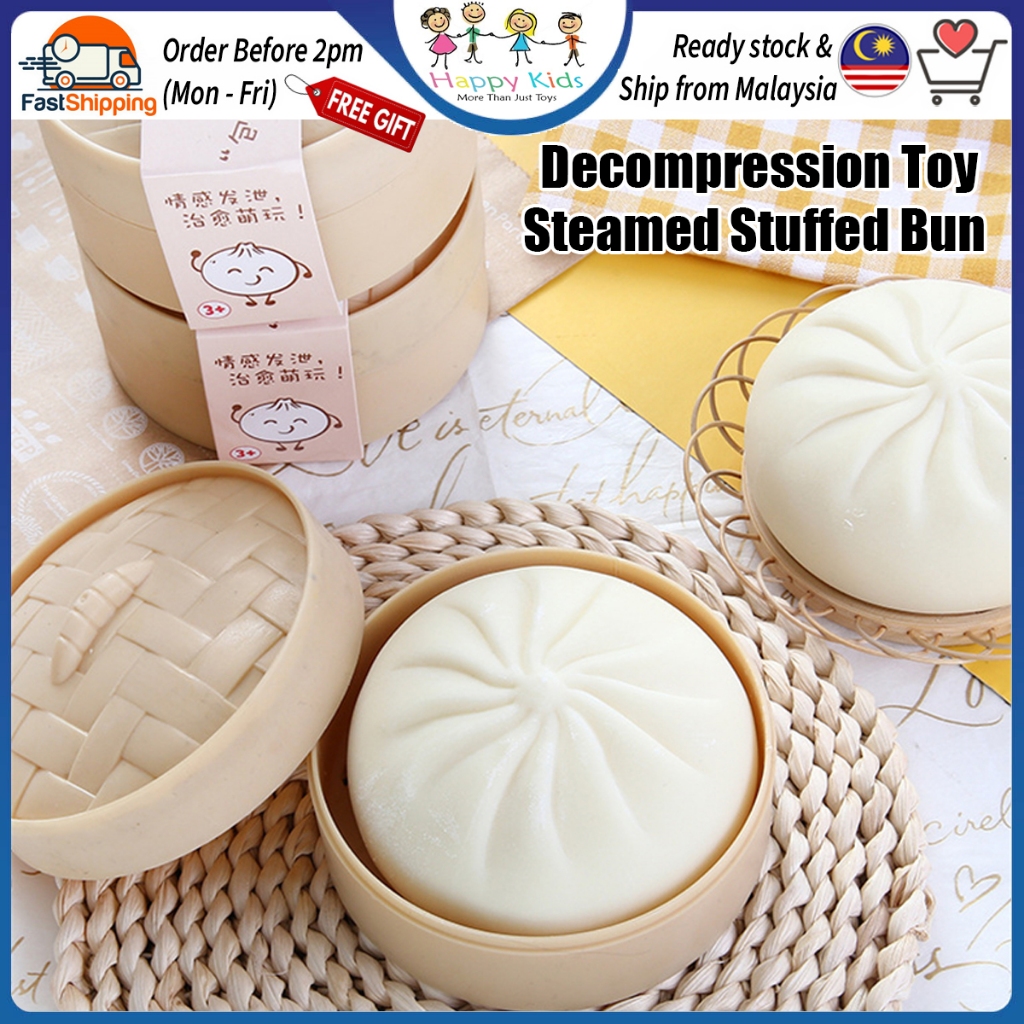 [Happy Kids] Simulation Pau Tofu Squishy Decompression Stress Reliever ...