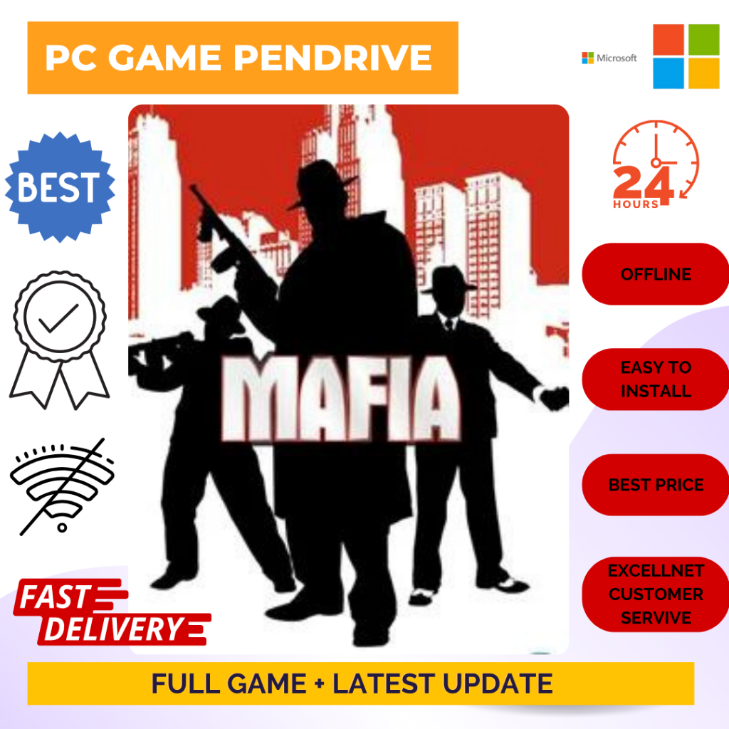 Mafia - Offline [ Pendrive 32 GB ] PC Game | Shopee Malaysia
