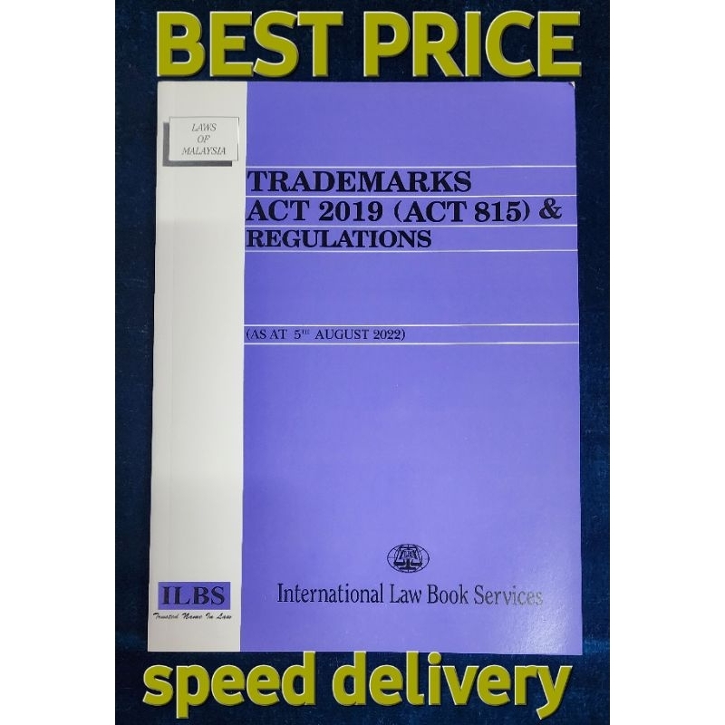 TRADEMARKS ACT 2019 () | Shopee Malaysia