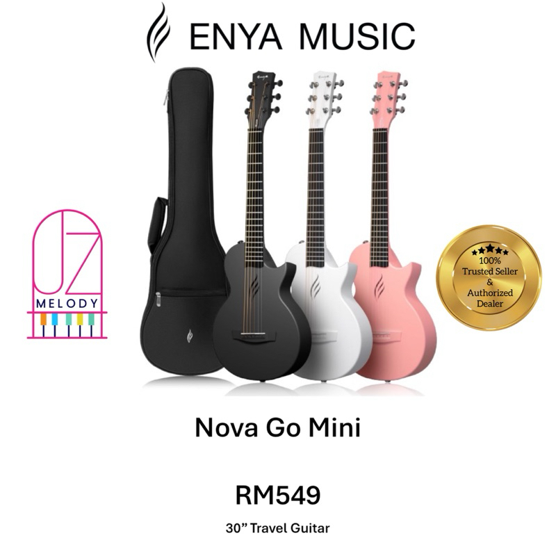 Enya Nova Go Mini Travel Carbon Fiber Acoustic Guitar 30 inch / ENYA ...