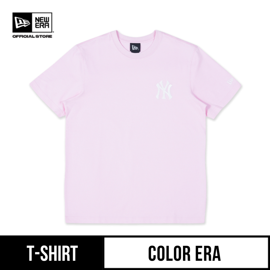 New Era New York Yankees Color Era Pink Short Sleeve T-Shirt | Shopee ...