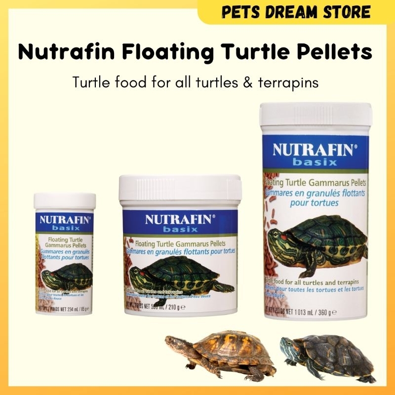 Nutrafin Basix Turtle Pellet nutrafin turtle food complete diet makanan ...