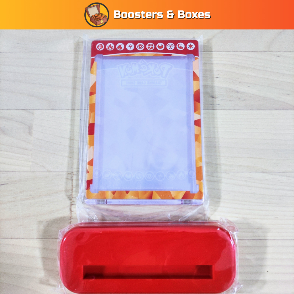 Pokémon TCG: Magnetic card protector with display base from the ...