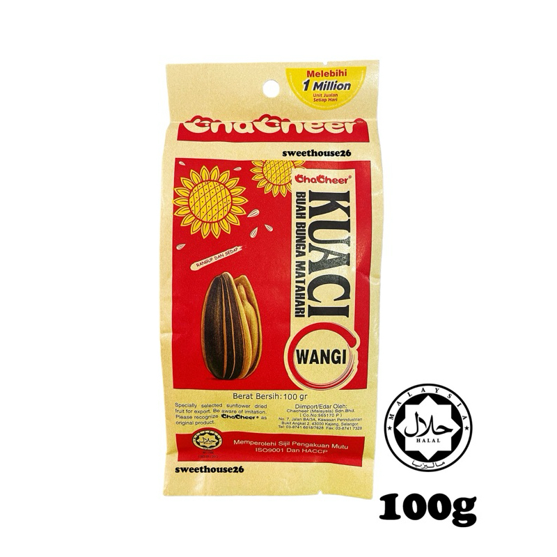 ChaCheer Kuaci Wangi Sunflower Seeds 100g Halal Wholesale Price ...
