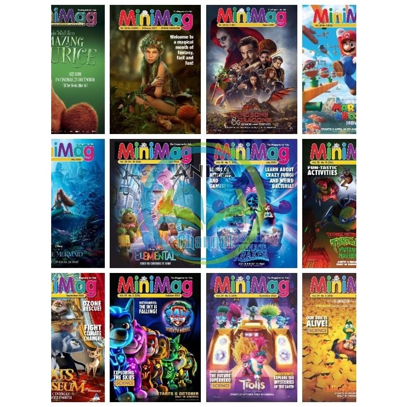 [eMagazine/PDF] MiniMag – Full Year 2023 Issues Collection (12 Issues) | Shopee Malaysia