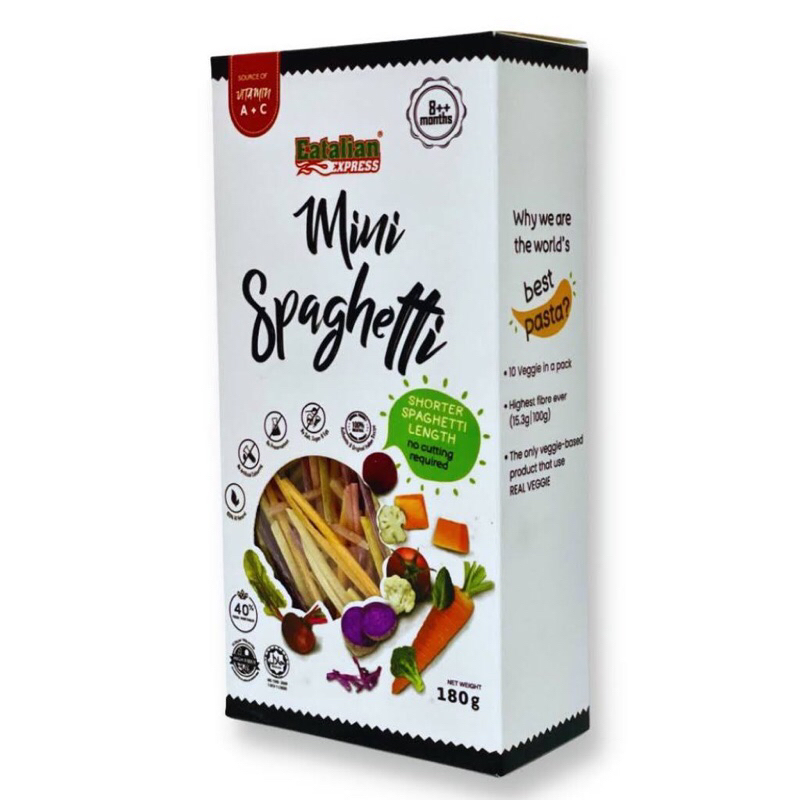 EATALIAN PASTA - MINI SPAGHETTI 180g | Shopee Malaysia