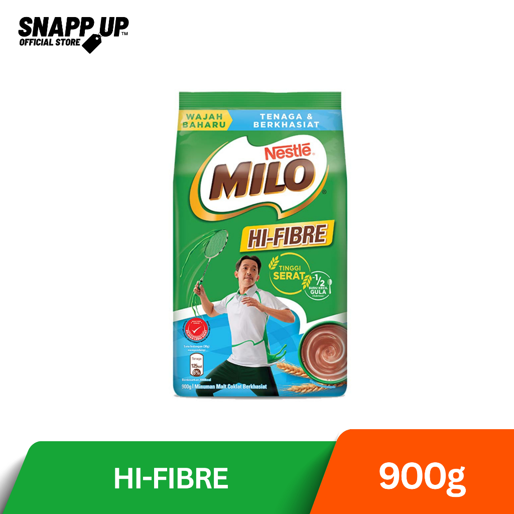 Nestle Milo Activ-Go Hi-Fibre 900g | Shopee Malaysia